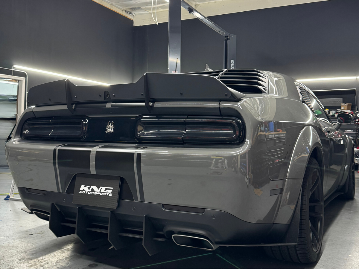 NEW 2008 - 2023 Dodge Challenger: V2 Sharp Design Wickerbill – KNG ...