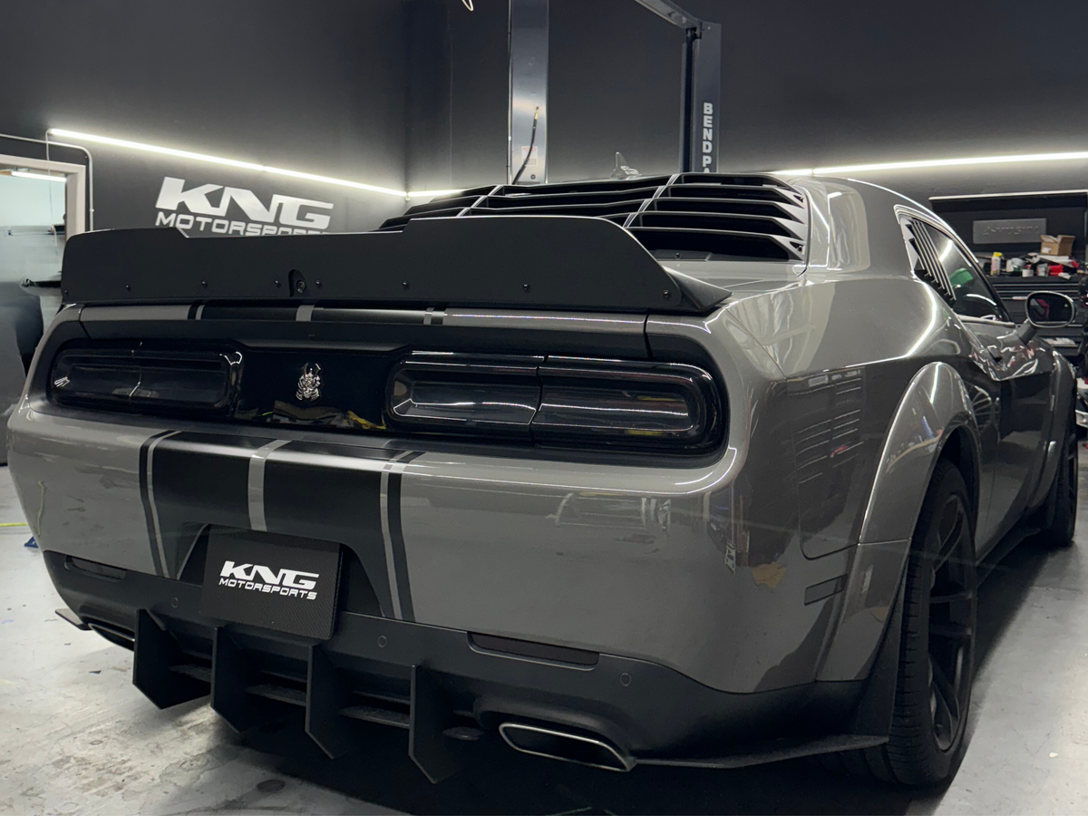 NEW 2008 - 2023 Dodge Challenger: RD1 Design Wickerbill – KNG Motorsports