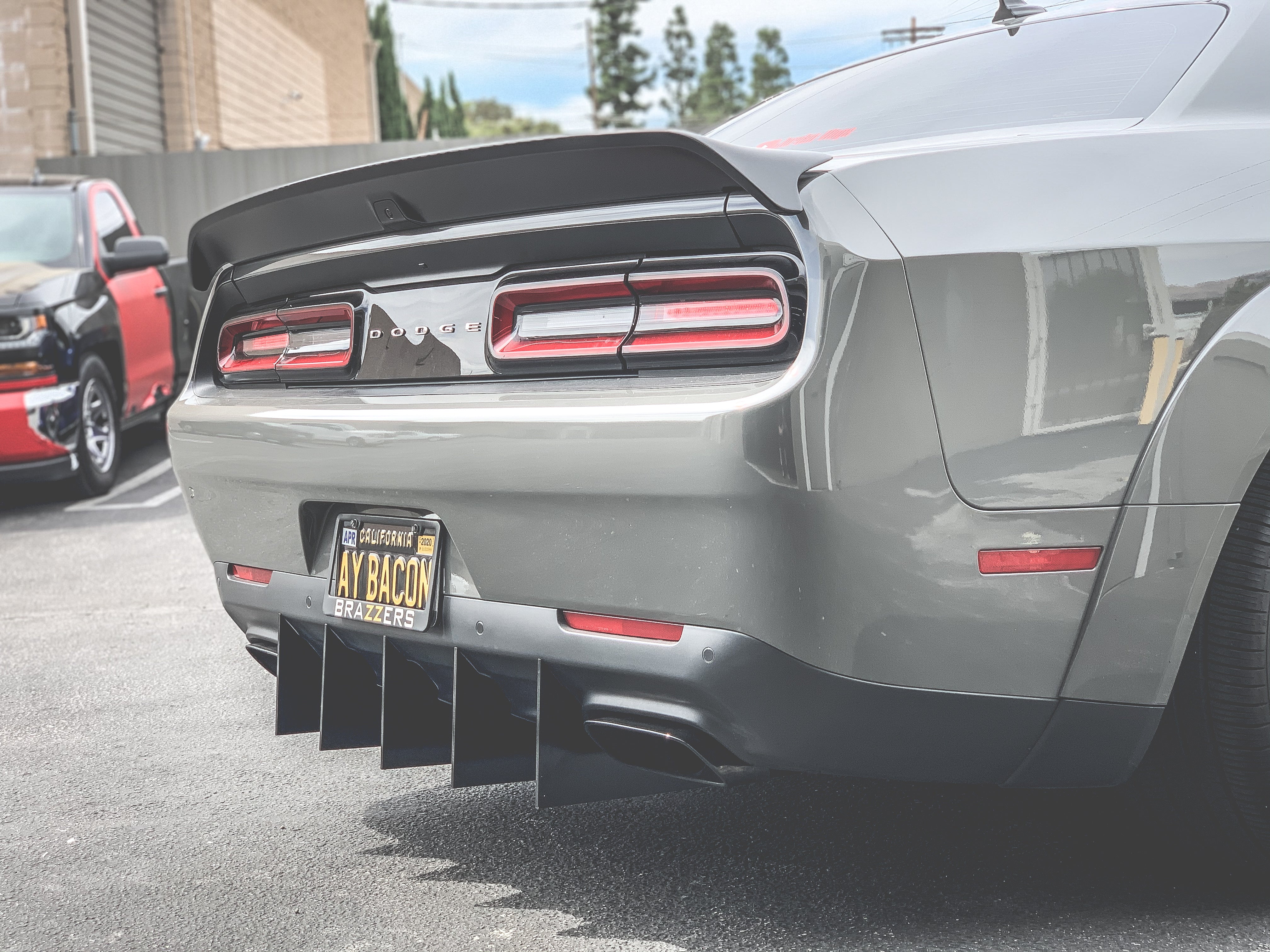 2015 - 2023 Dodge Challenger: V2 Straight Design Diffuser – KNG Motorsports