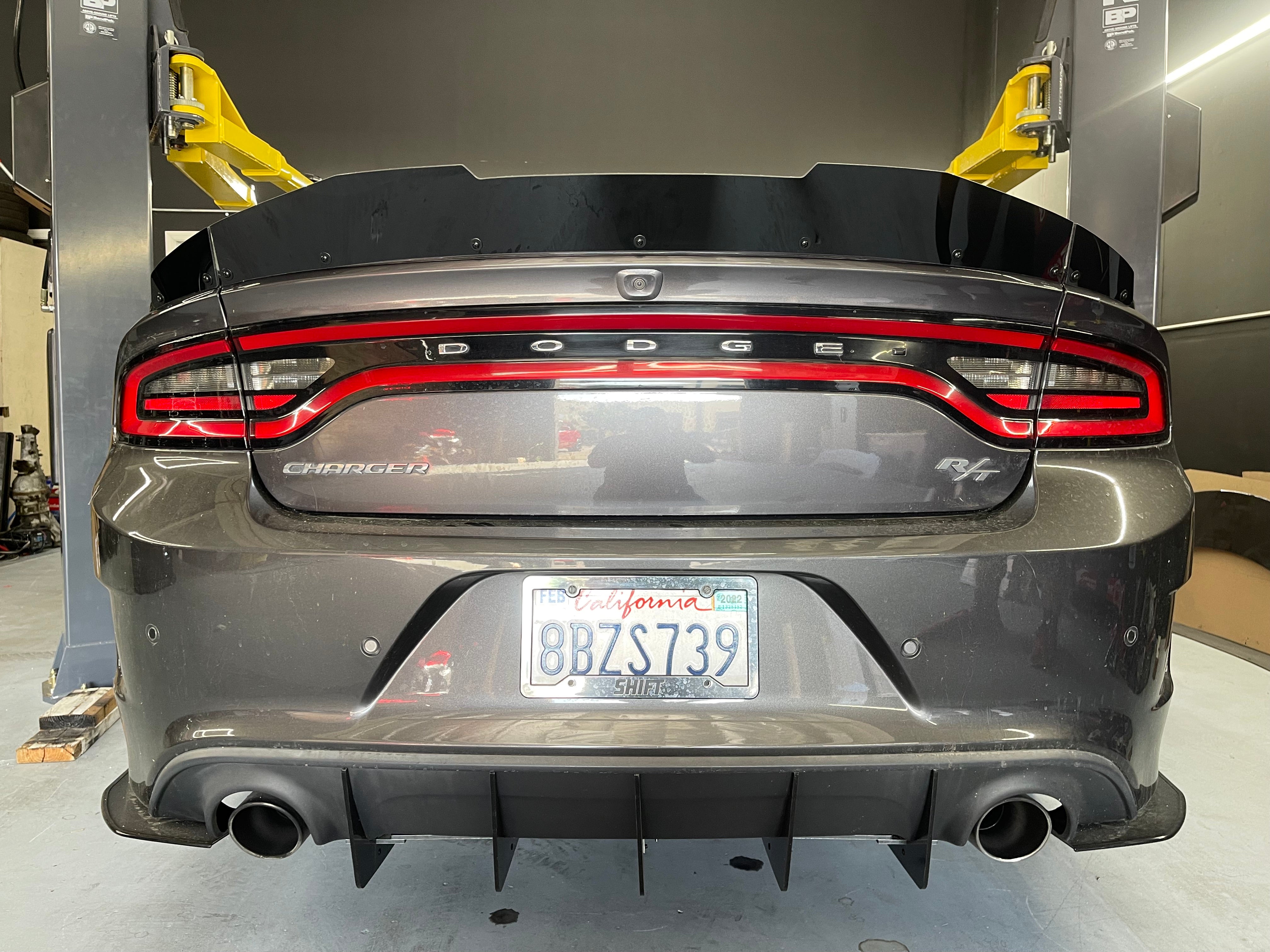 Charger SXT/RT 3 Piece Spoiler: Duckbill Design Wickerbill – KNG ...