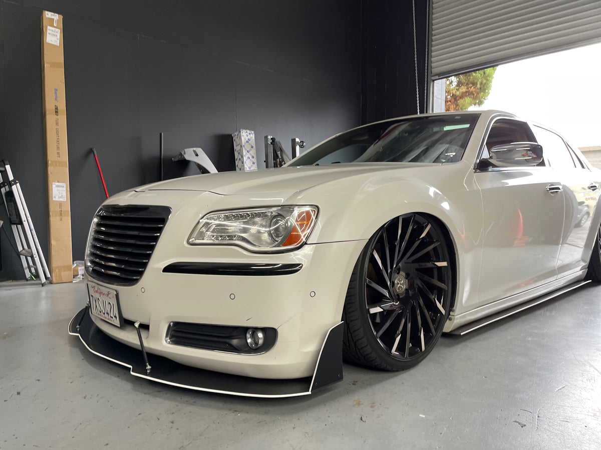 2010-2014 Chrysler 300: Custom Cut Stealth Winglets Splitter – KNG ...