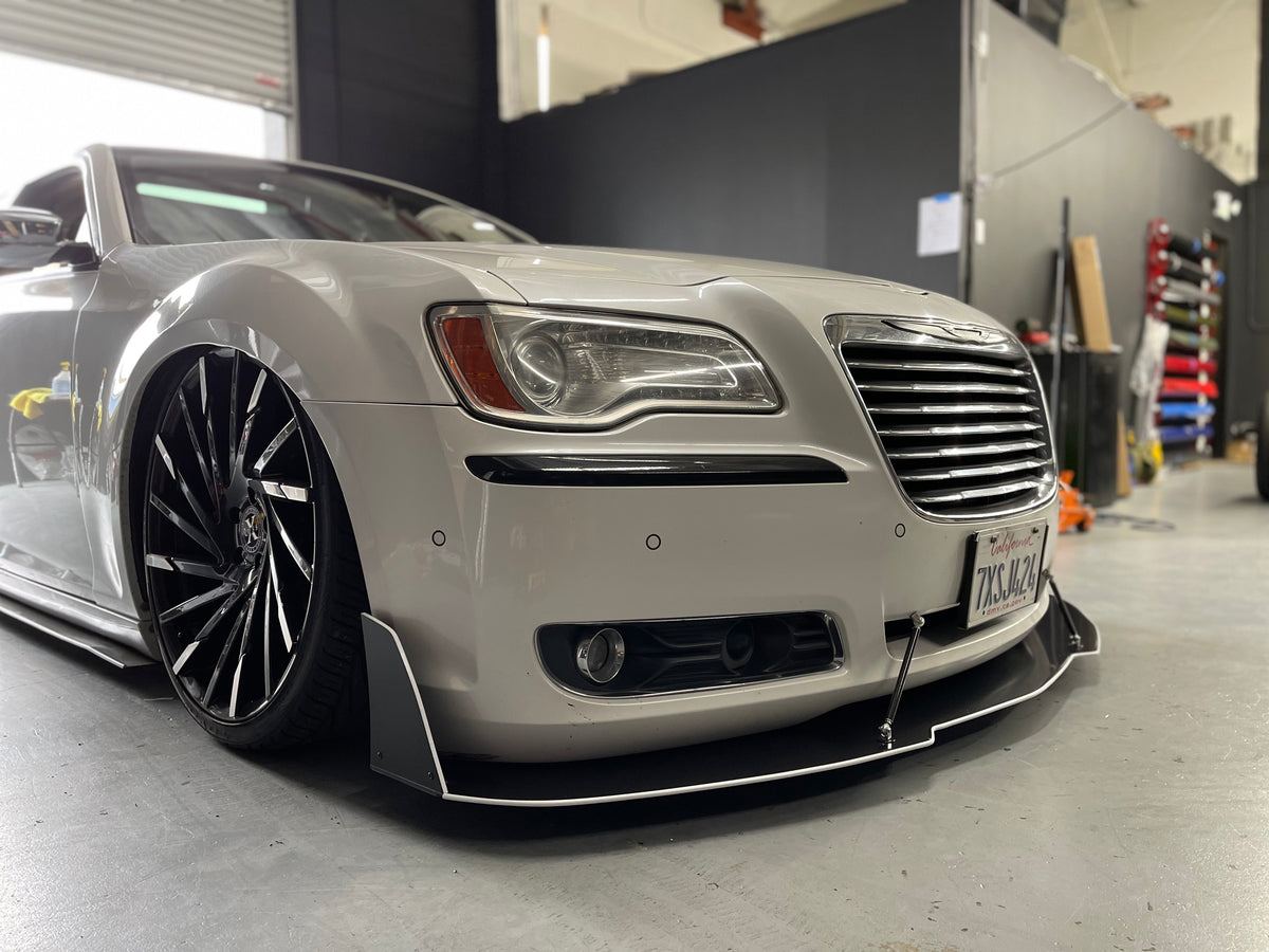 2010-2014 Chrysler 300: Custom Cut Stealth Winglets Splitter – KNG ...