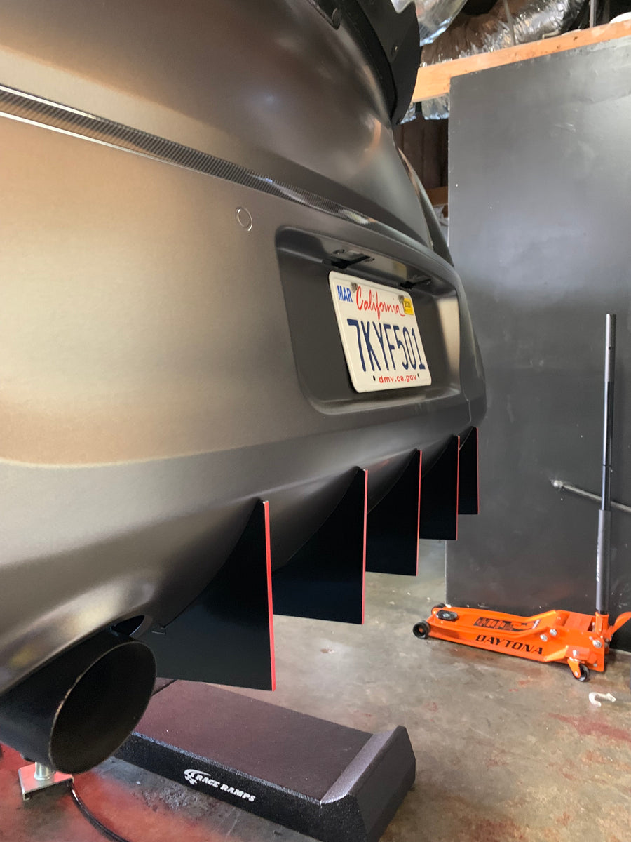 2010 - 2014 Chrysler 300: V2 Straight Design Diffuser – KNG Motorsports